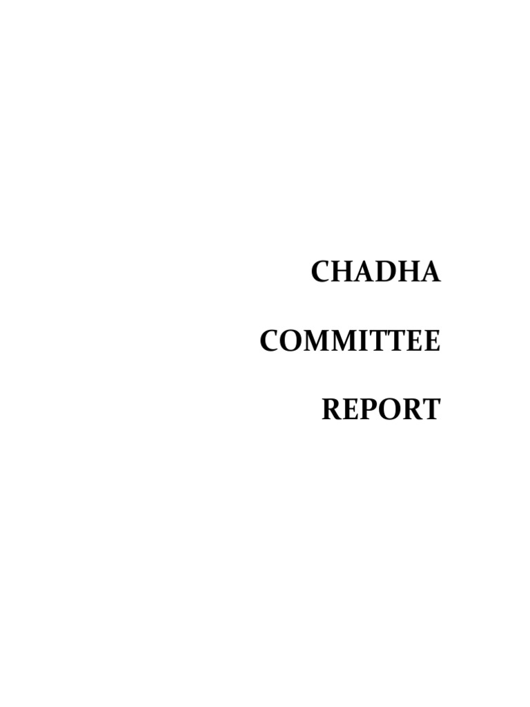 Chadha Committee Report on Malaria Eradication Maintenance Phase | PDF ...