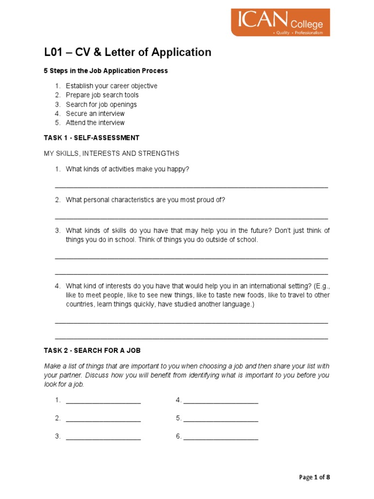 Job Application Guide: CV & Cover Letter | PDF | Résumé | World Wide Web