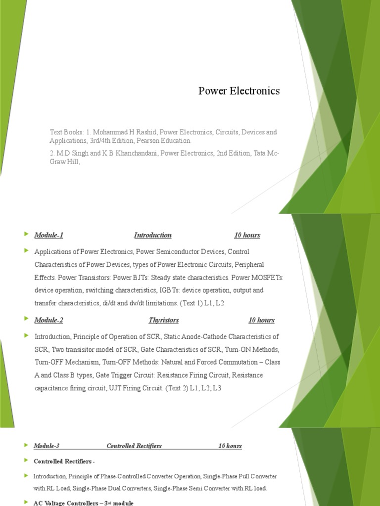 Pe Introduction | PDF | Power Electronics | Power Inverter