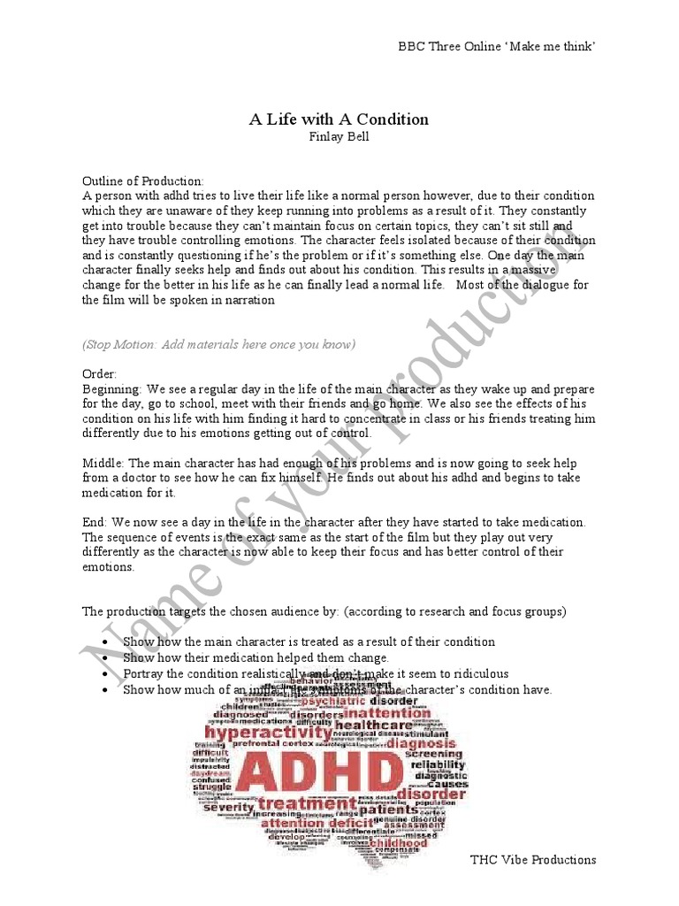 Creative Brief | PDF | Attention Deficit Hyperactivity Disorder | Psychological Concepts