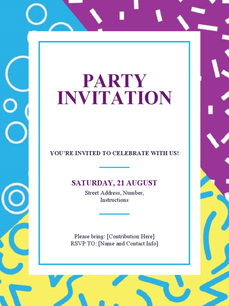 Party Invitation | PDF
