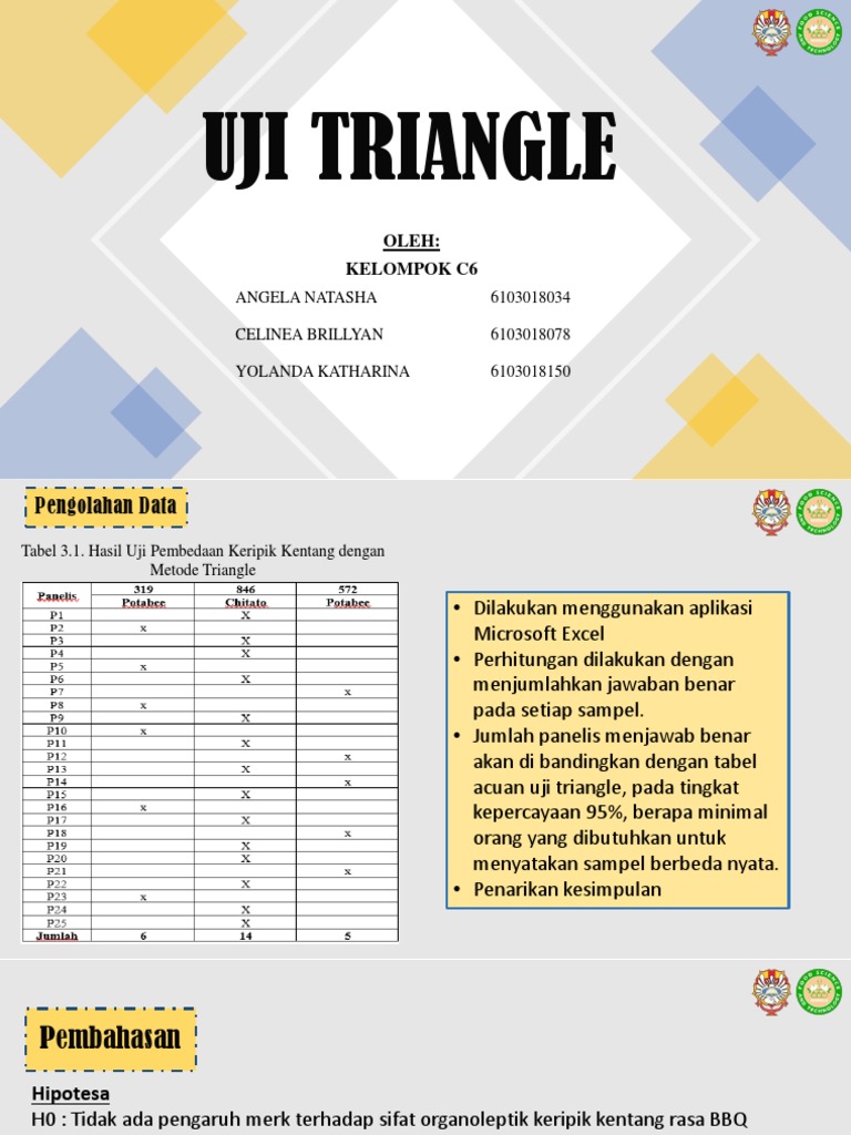 C6 - Uji Triangle | PDF
