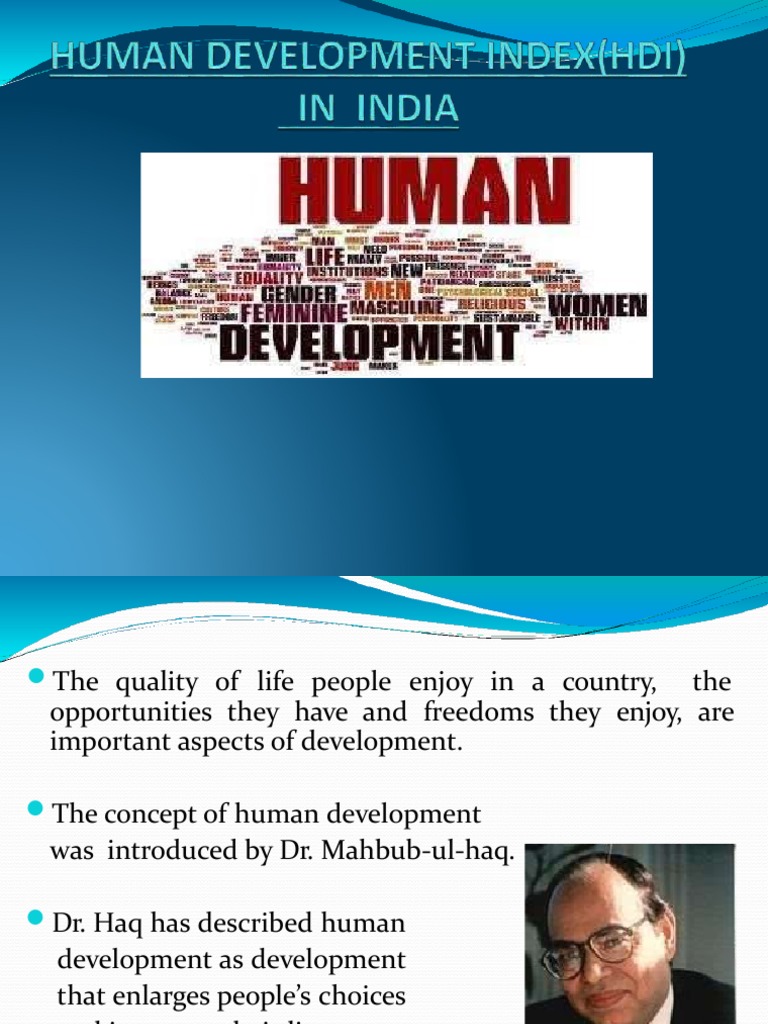 HDI | PDF | Human Development Index | Economics