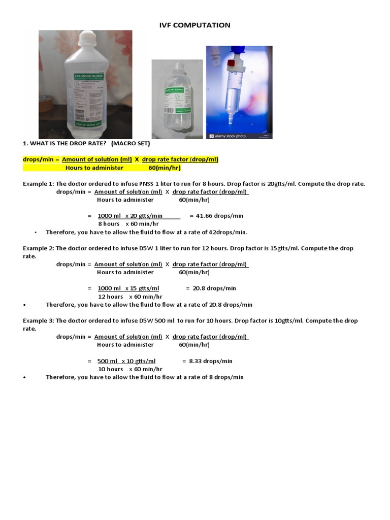 IV Fluid Computation | Download Free PDF | Nature