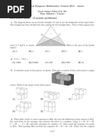 Grade 6 Math Contest 2024 | PDF | Mathematics