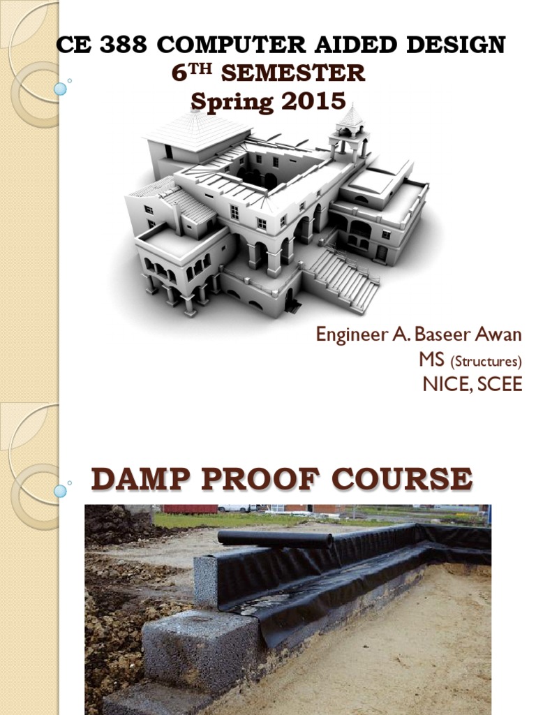 Chapter II - Damp Proof Course PDF | PDF | Wall | Concrete