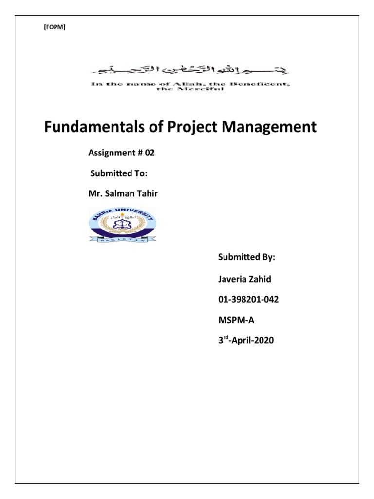 Fundamentals of Project Management. | PDF | Leadership | Project Management
