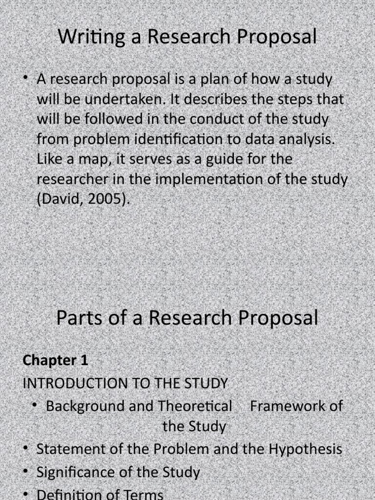 Writing A Research Proposal | PDF | Hypothesis | Research Design