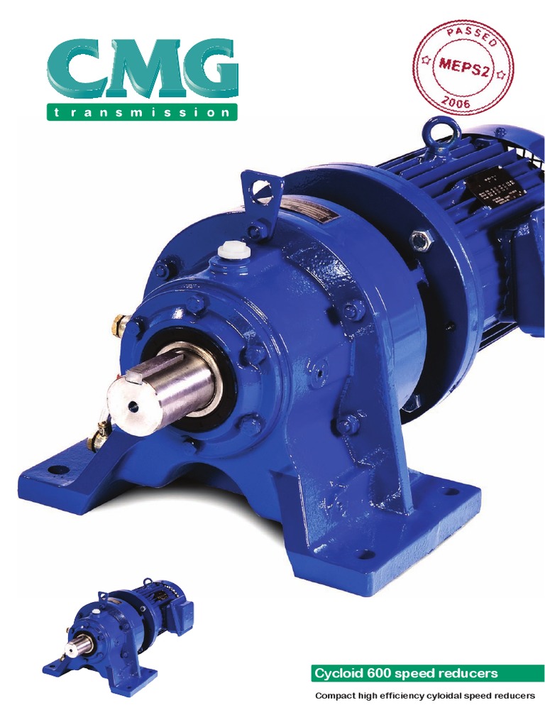Cyclo Gearbox Catalogue | PDF | Gear | Electric Motor
