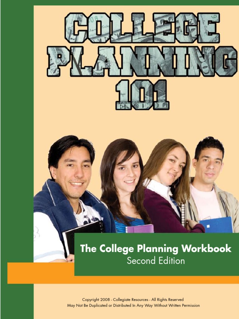 The College Planning Workbook: Second Edition | PDF | University And ...