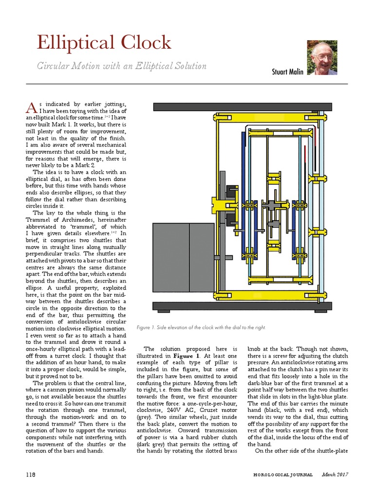 Elliptical Clock: Circular Motion With An Elliptical Solution | PDF ...