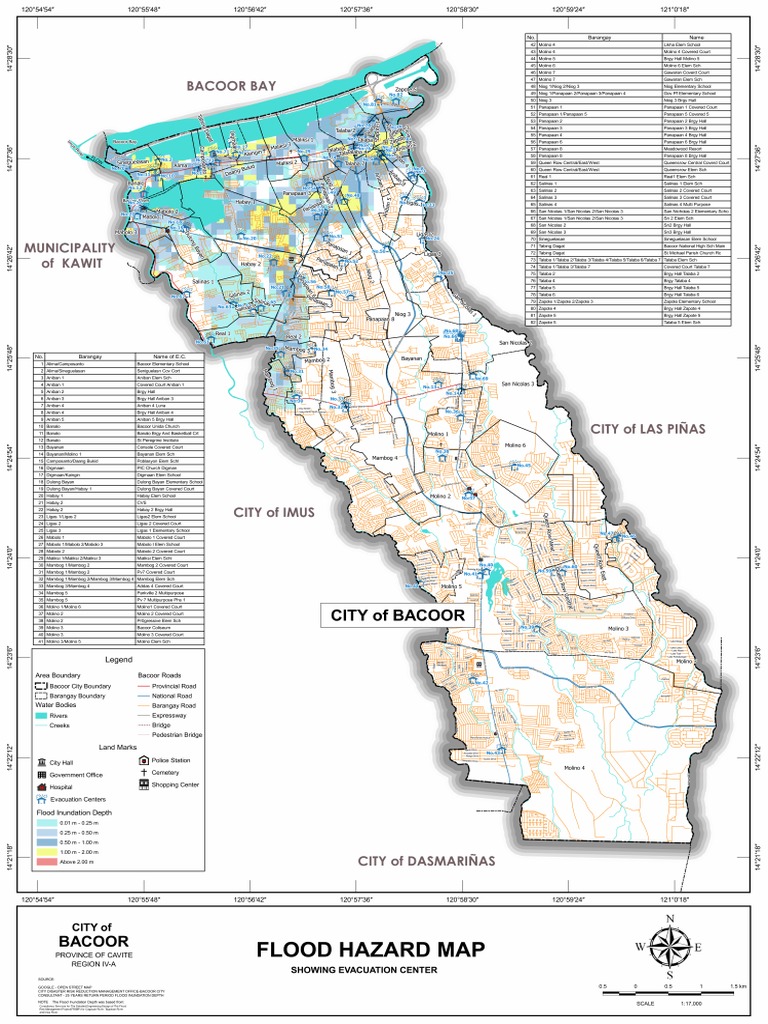 Bacoor Flood Map | PDF