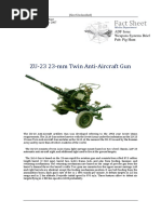 ZU-23-2 23mm Anti-Aircraft Cannon Specs | PDF | Anti Aircraft Warfare ...