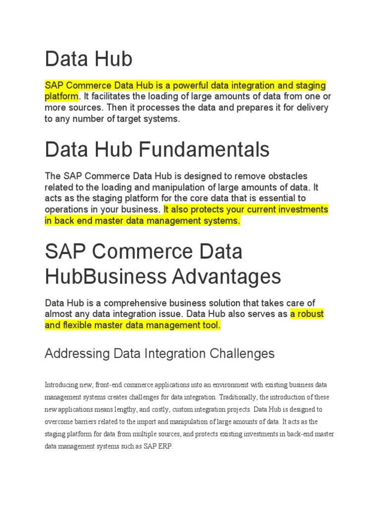 Data Hub | PDF | Xml | Comma Separated Values