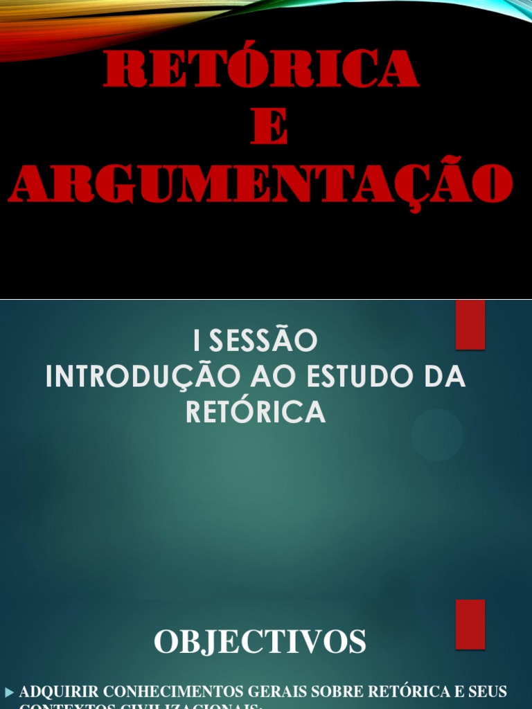 Introdução à Retórica e Argumentação | PDF | Retórica | Bárbaro