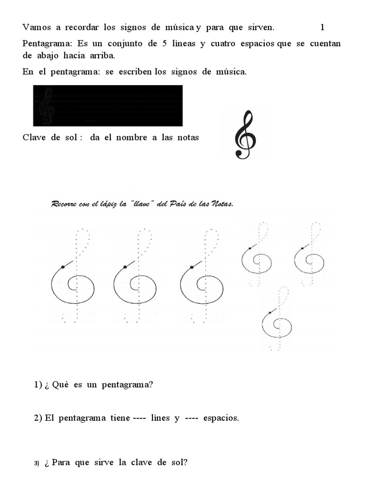 Vamos A Recordar Los Signos de Música y para Que Sirven | PDF | Arte