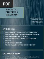 IoT PPT | PDF | Internet Of Things | Cloud Computing