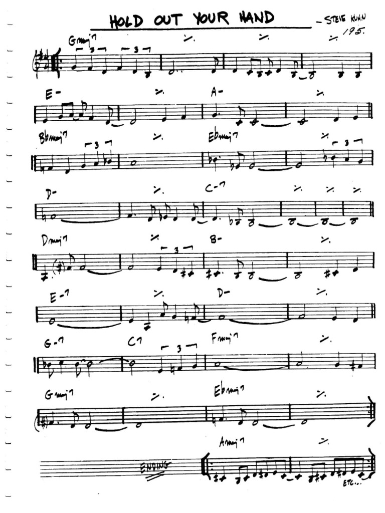 Hold Out Your Hand PDF