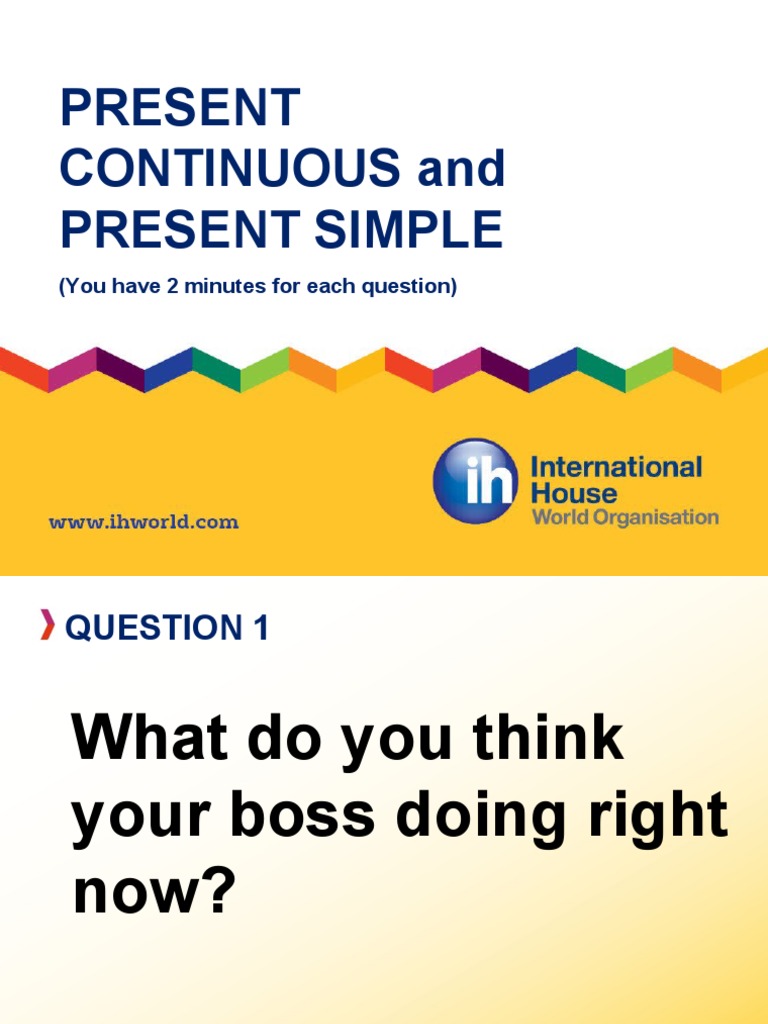 present-continuous-PPT QUESTIONS | PDF