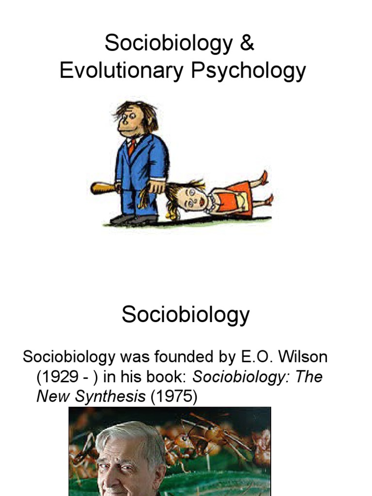 Sociobiology & Evolutionary Psychology | PDF | Sociobiology | Biology ...