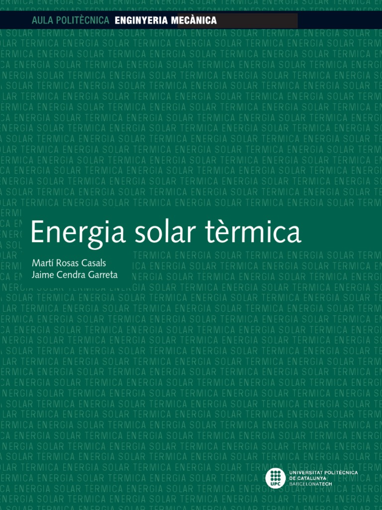 Energia Solar Tèrmica UPC | PDF