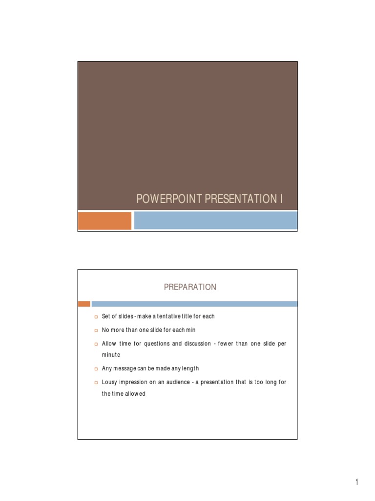Guidelines for Developing Effective PowerPoint Presentations | PDF
