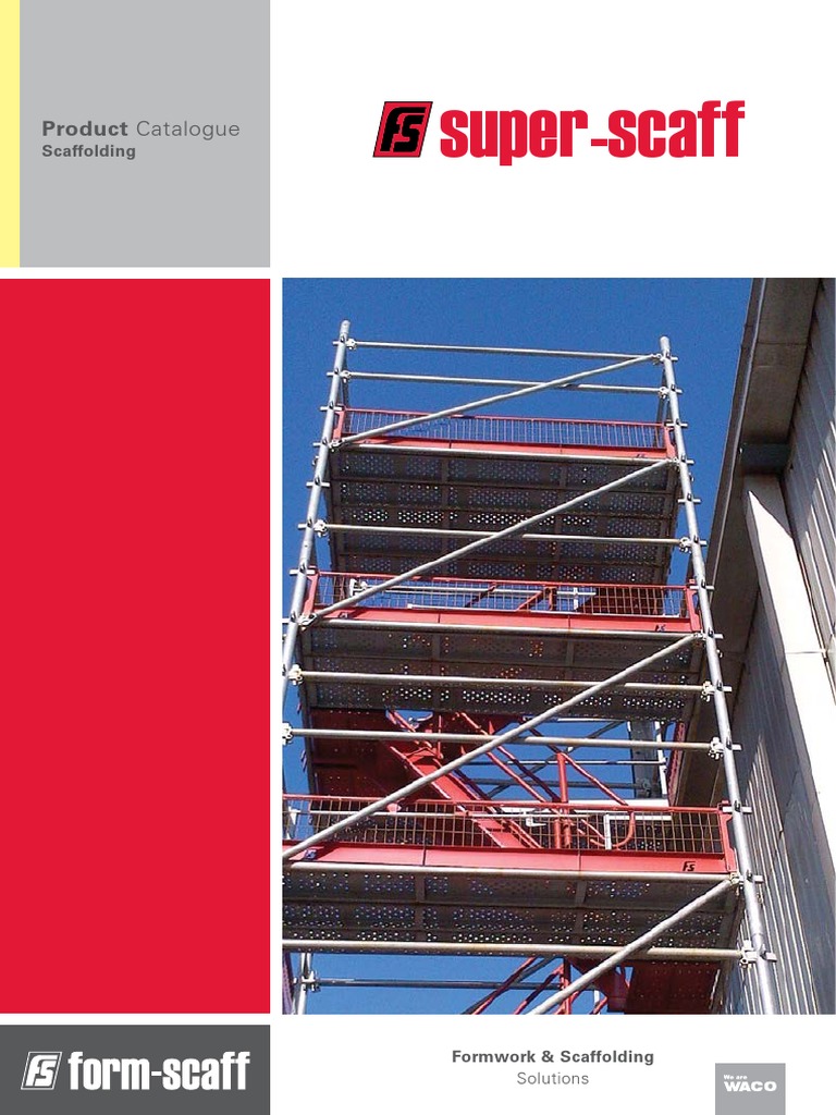 Super-Scaff: Product Catalogue | PDF | Scaffolding | Stairs