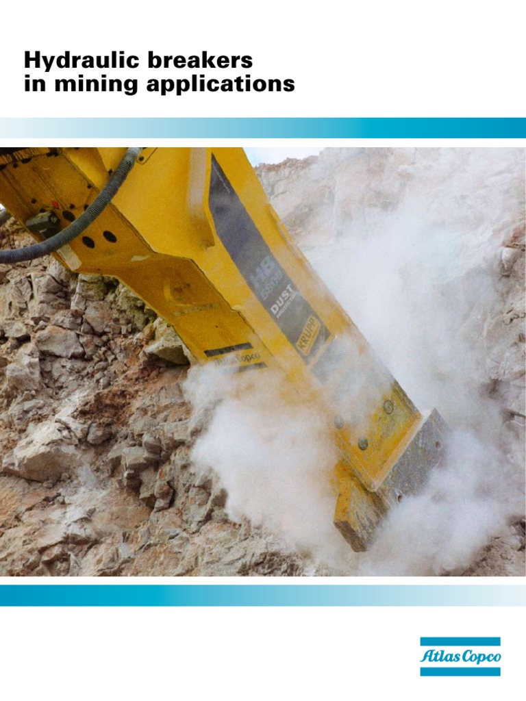 Hydraulic Breakers in Mining Application | PDF | Mining | Rock (Geology)