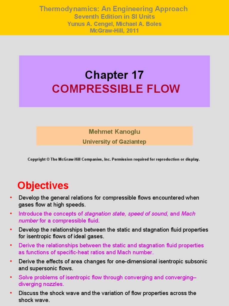 Compressible Flow: Seventh Edition in SI Units | PDF | Nozzle | Shock Wave