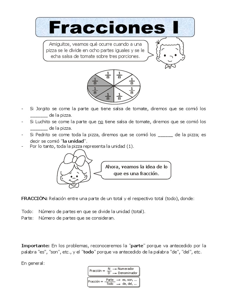 Teoria Fracciones | PDF