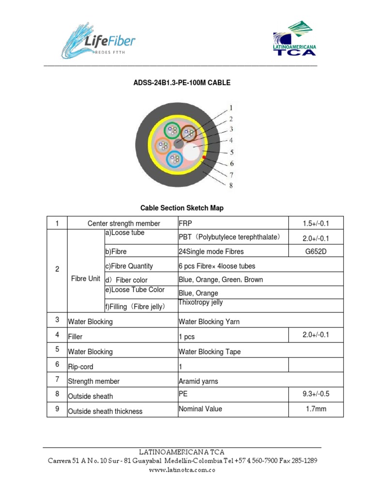 Adss 24 Hilos Span 100 - Life Fiber | PDF | Applied And ...