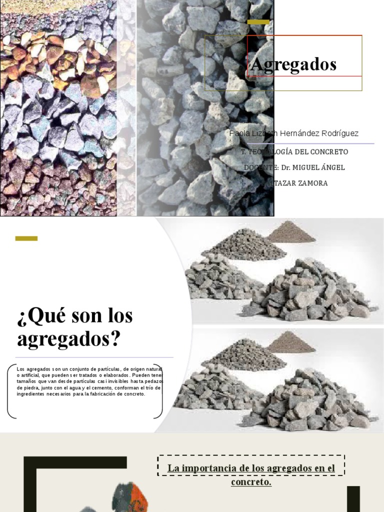 Agregados para Concreto | PDF | Roca ígnea | Roca (geología)