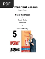 The 4 Hours Work Week | PDF | Business