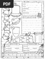 Blank D&D Character Sheet PDF | PDF | Dungeons & Dragons | Tabletop Games