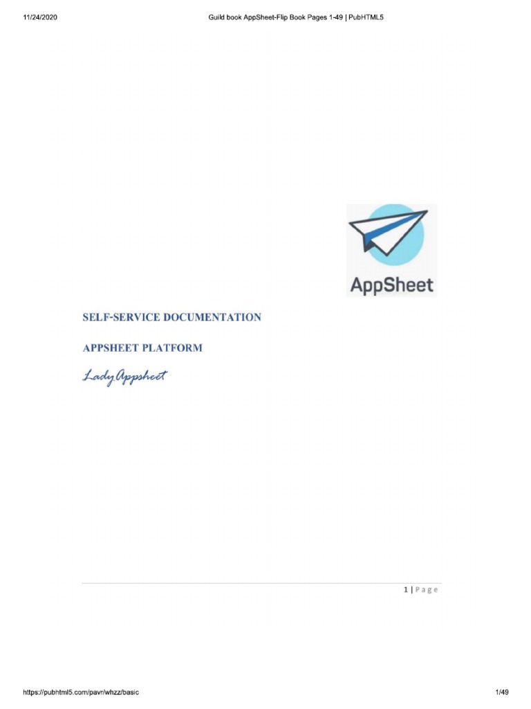 คู่มือ Appsheet | PDF
