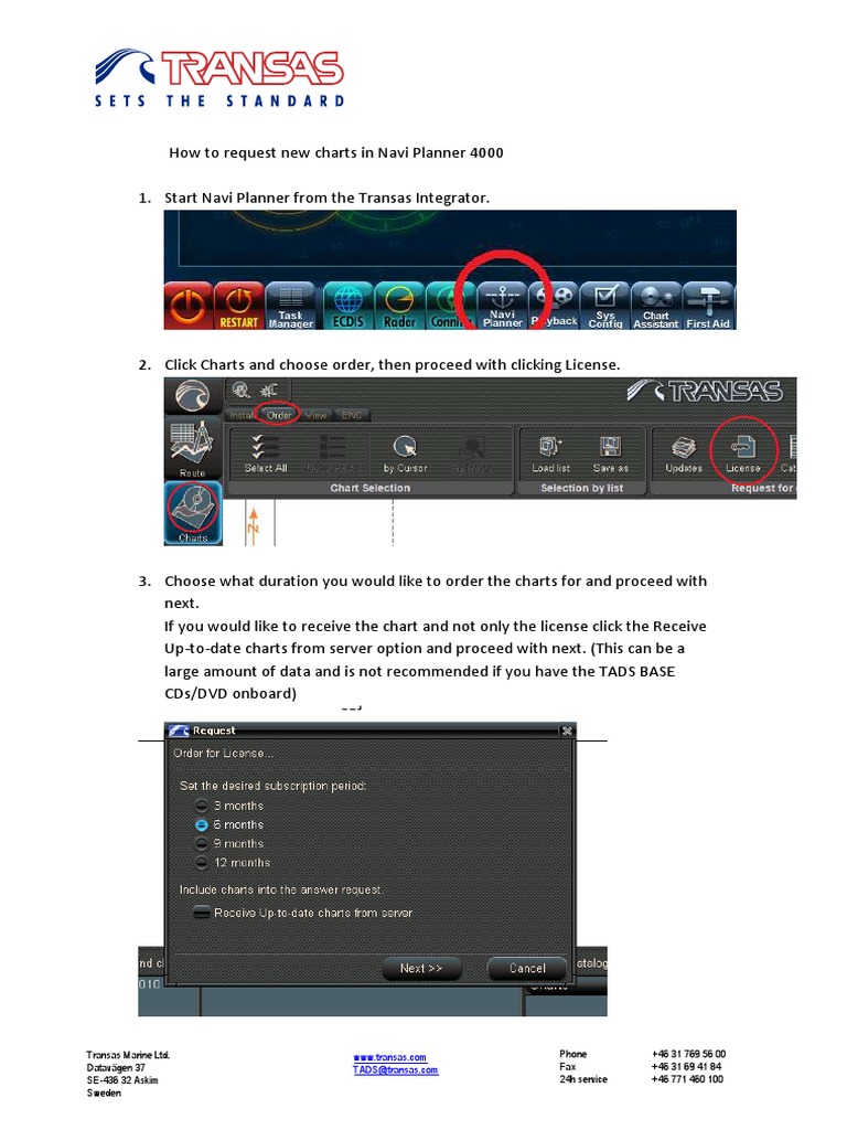 Requesting Charts in Navi Planner 4000 | PDF | Fax | Compact Disc