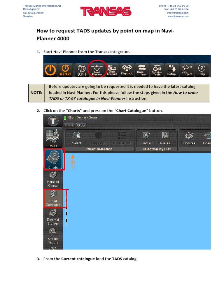 How To Request Updates by Point On Map in Navi Planner | PDF ...