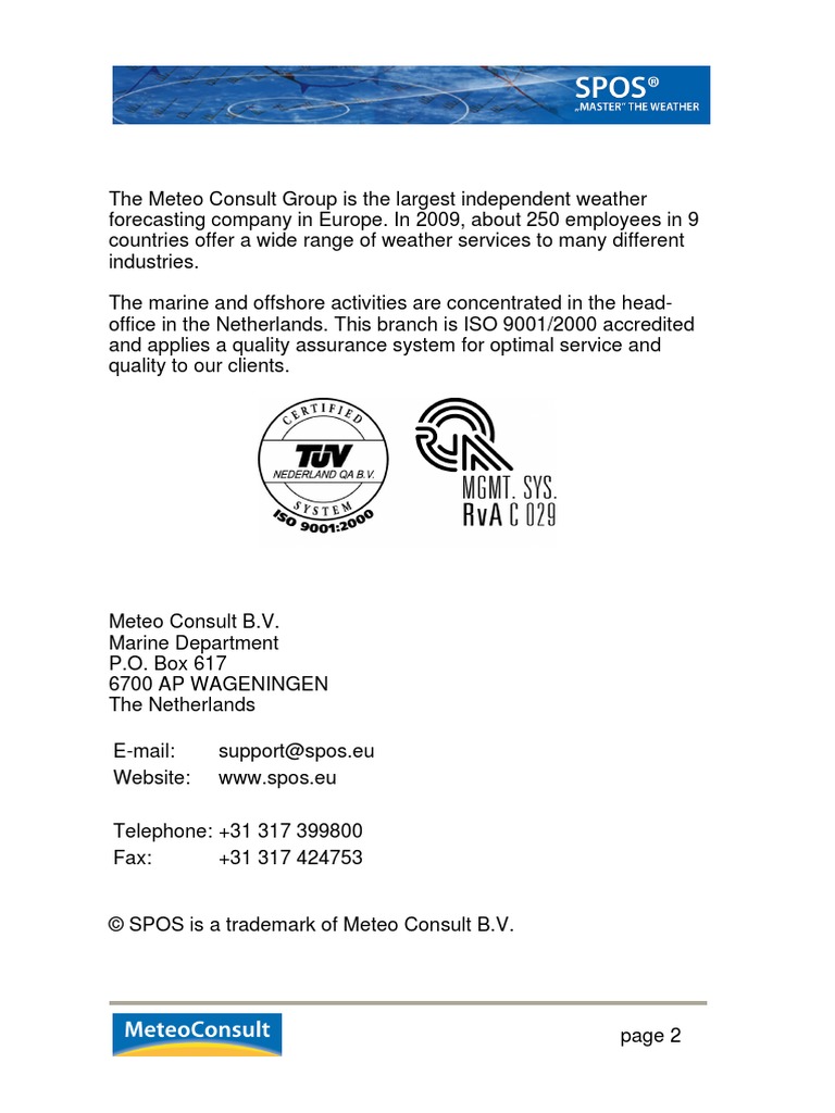 SPOS-7 Help PDF | PDF | Weather Forecasting | Weather