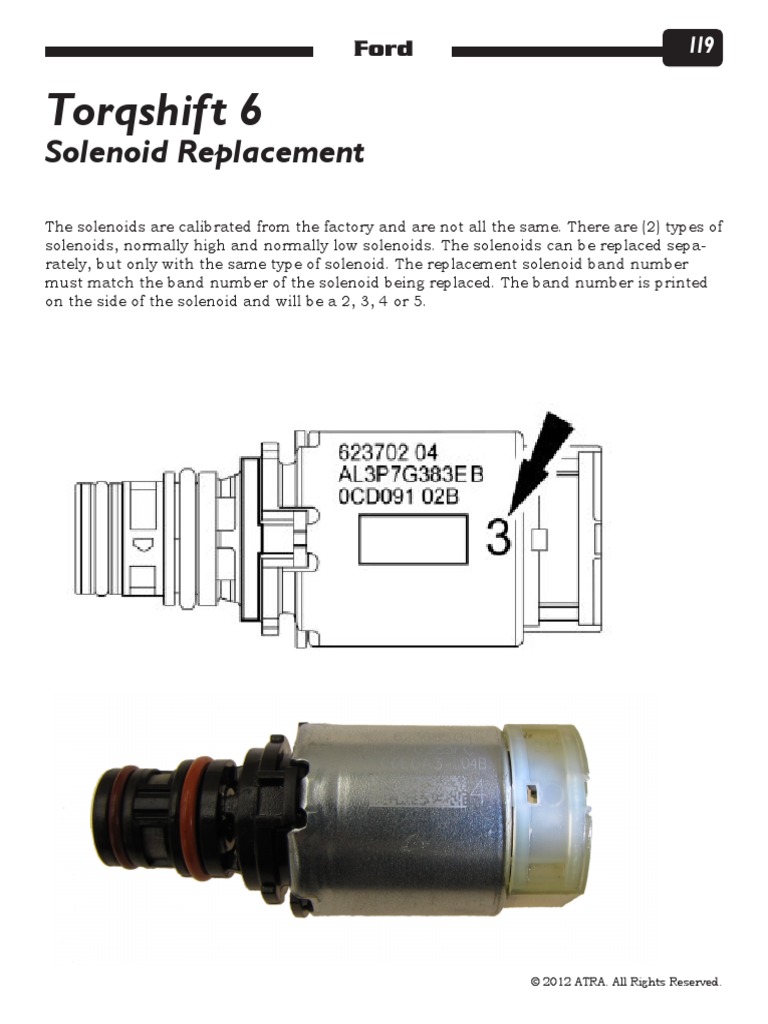 6R140 Solenoid Replacement Must Know ATRA 2012 PDF | PDF | Science ...