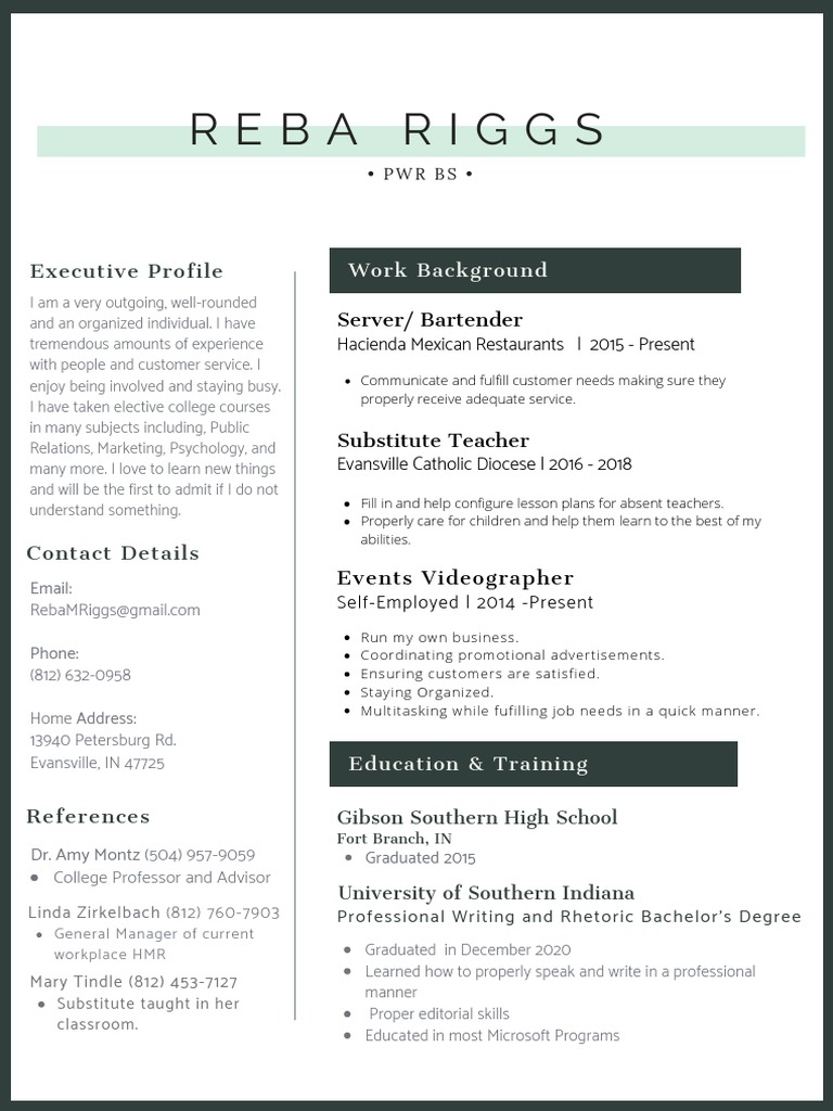 Resume Dec 2020 | PDF | Psychological Concepts | Cognition