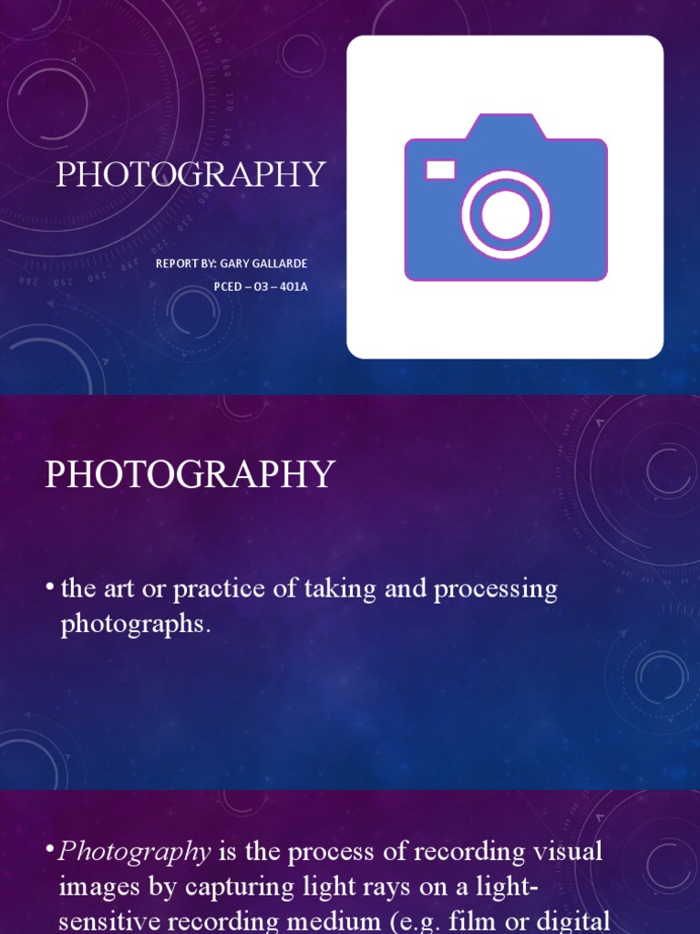 Photography Report on Technical Terms and Composition | PDF | Camera ...