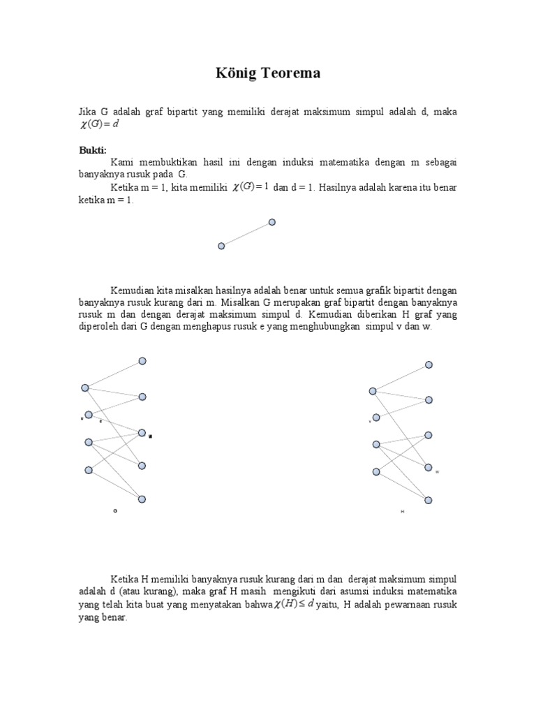 Teorema Konig | PDF
