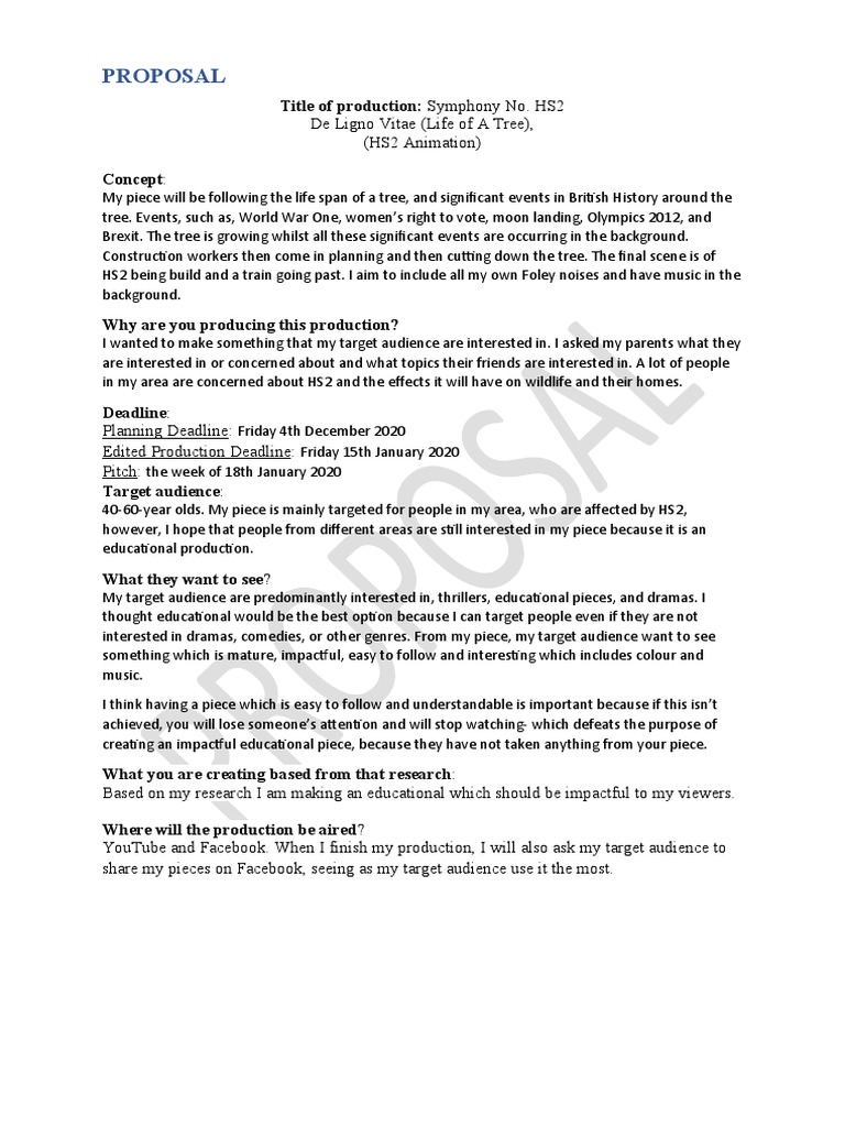 Proposal Animation | PDF