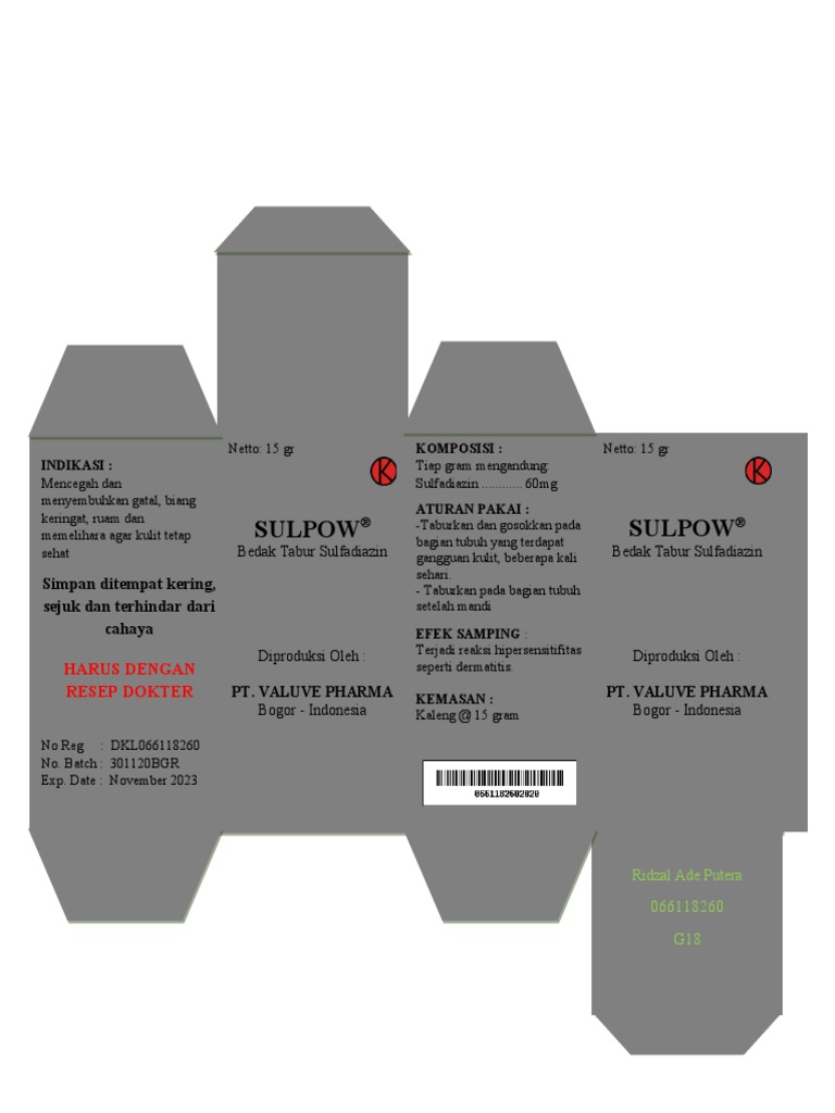 Kemasan Serbuk Tabur | PDF