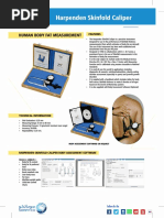 Skinfold Measurements | PDF