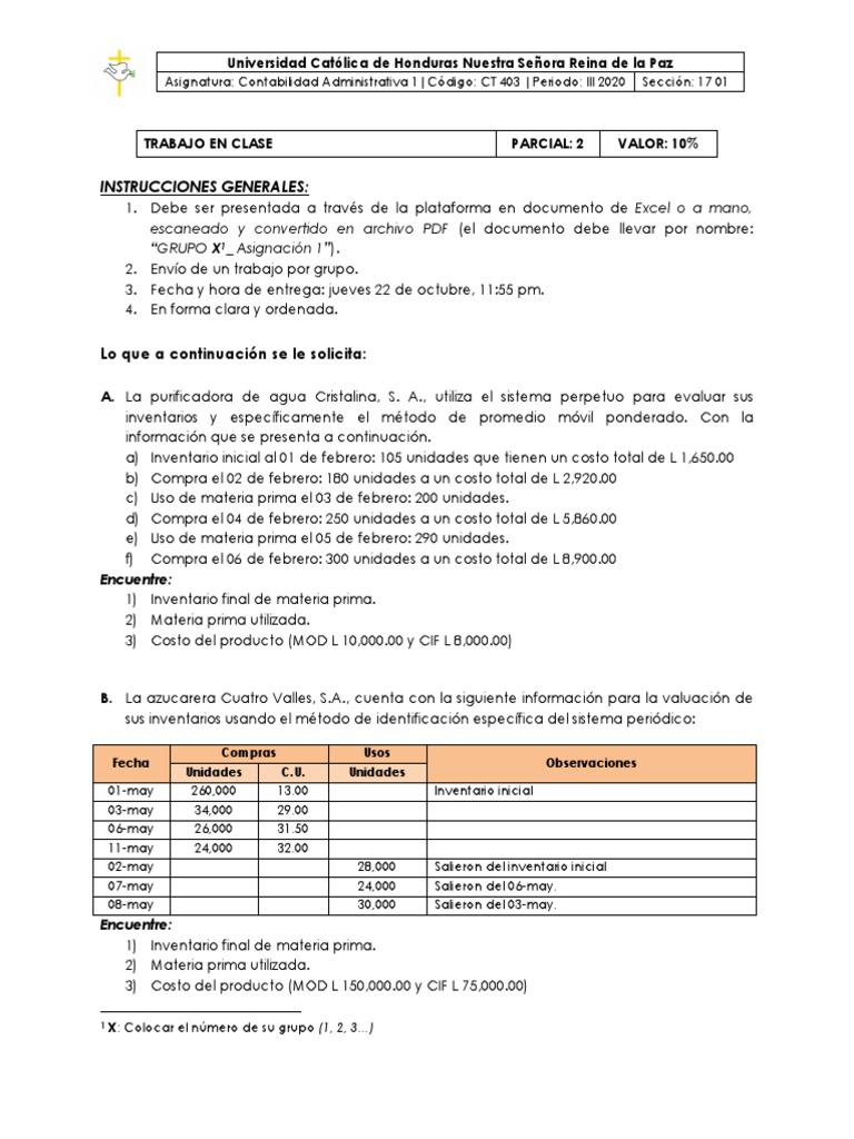 Método de Identificación Específica en Inventarios | PDF | Economias ...