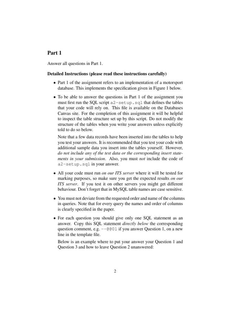 SQL Assignment | PDF | Sql | Relational Database