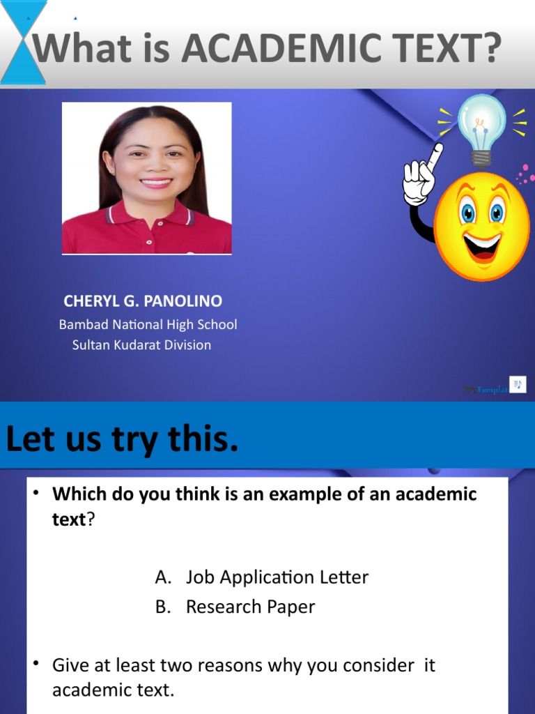 Academic Texts for Students | PDF | Thesis | Essays
