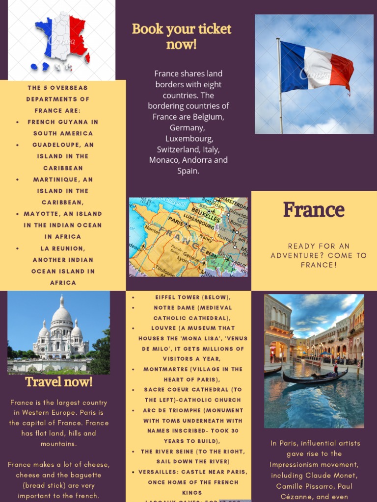 France Brochure-Brittany Johnson | PDF | France | Paris
