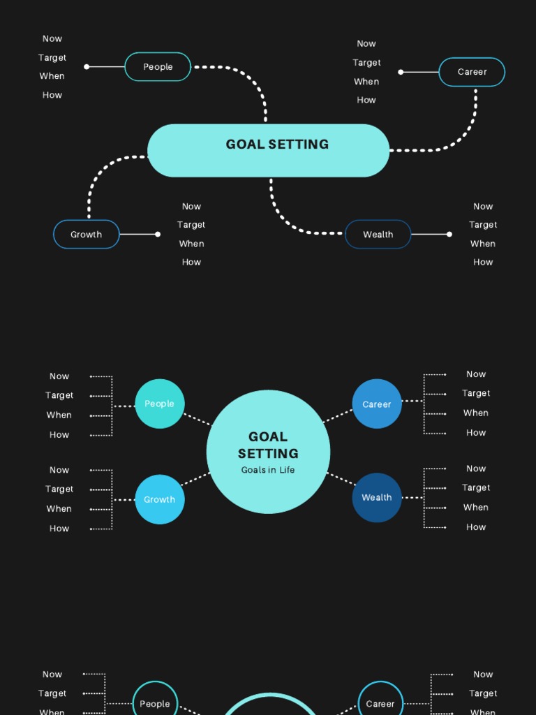 Blue and Black Mind Map Presentation | PDF | Communication | Cognition